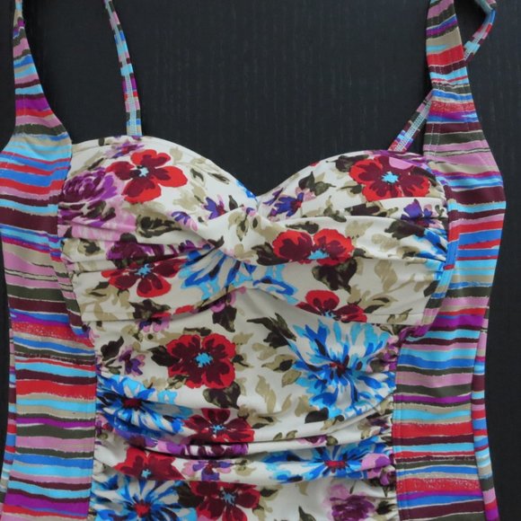 Moontide | Swim | New Moontide Contour Twist Ruched Retro Pinup One ...